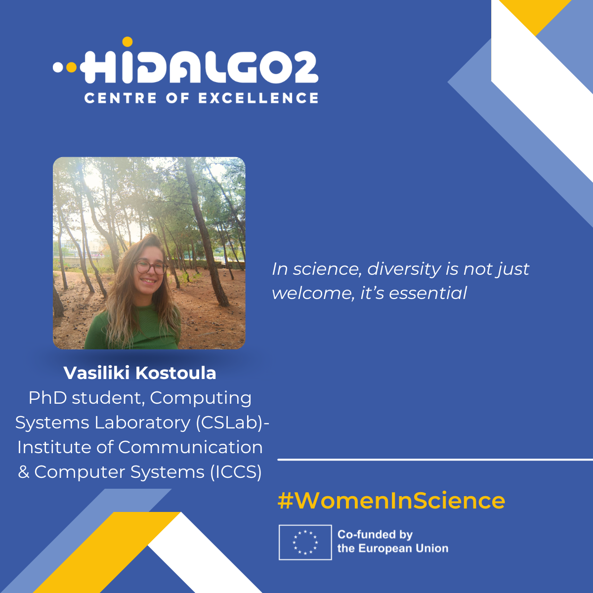 “Women In Science” Campaign | Vasiliki Kostoula - HiDALGO2